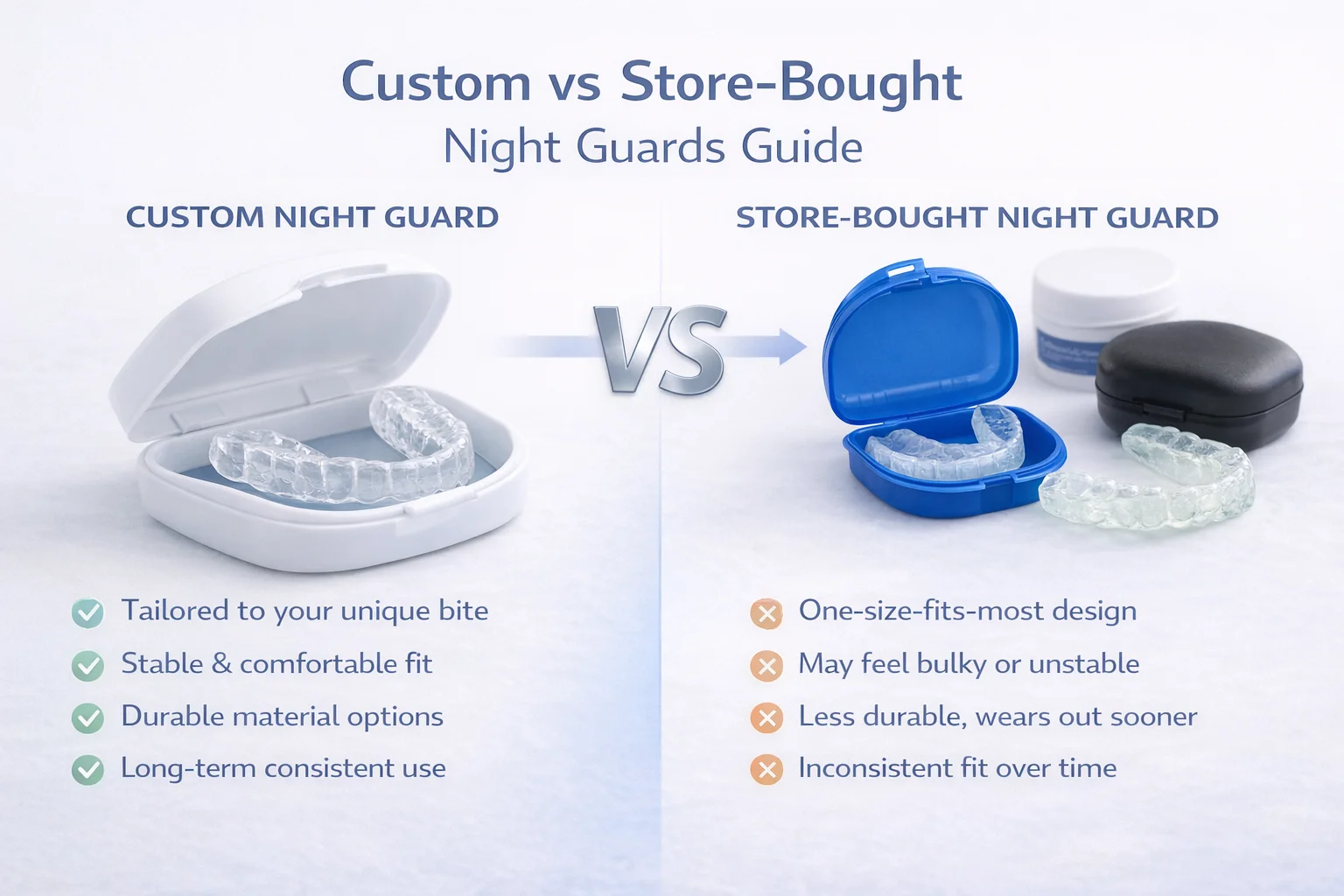 Custom vs Store-Bought Night Guard: Which Wins?